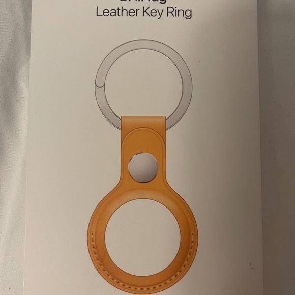 Apple | Other | Apple Airtag Leather Key Ring | Poshmark